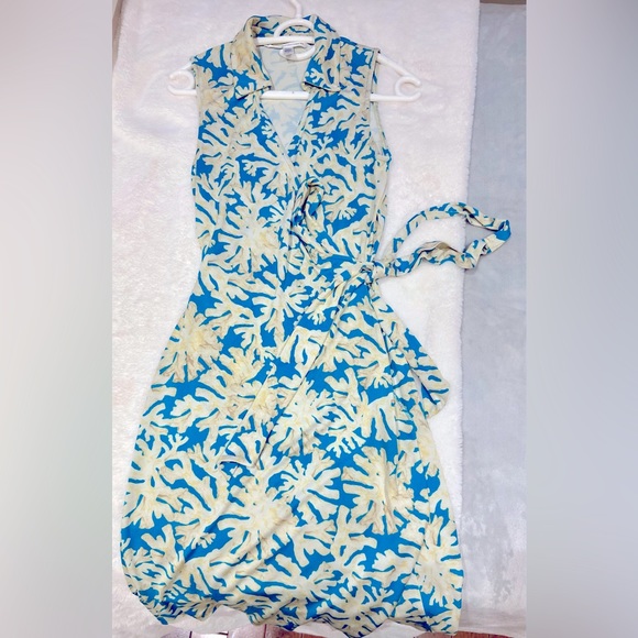 Diane Von Furstenberg | Dresses | Diane Von Furstenberg Dvf Toby Silk ...